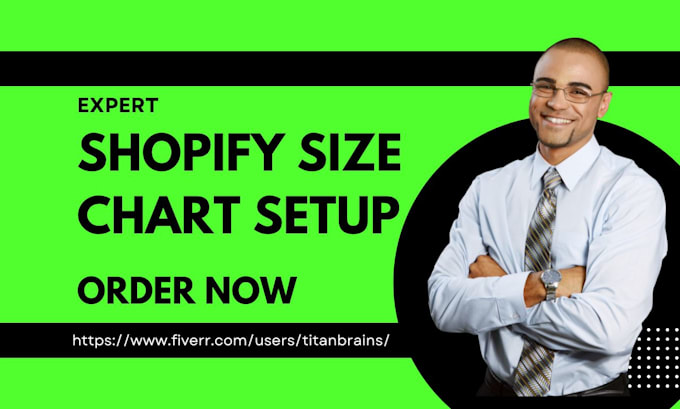 Setup shopify store size chart guide bf true fit mp smart kiwi jotly website by Titanbrains | Fiverr