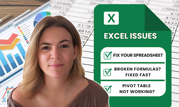 Fix excel errors, broken formulas, and pivot tables fast by Jodiebush | Fiverr