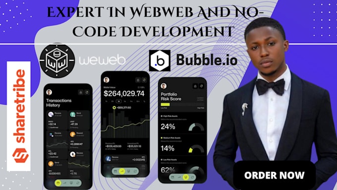 Bubbleio developer, bubble website, bubble mobile app, bubble io, bubble expert by Israel ...
