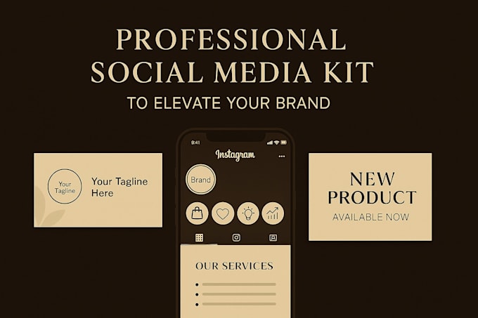 Design a professional social media kit for your brand by Iianka | Fiverr