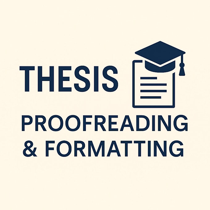 Edit and structure your academic thesis professionally by Ada_chemtech ...