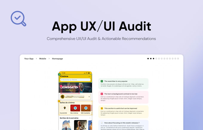 Perform a detailed ux ui audit of your app by Jbricout | Fiverr