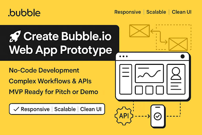Create complex bubble io web app into prototype by Drey_ex | Fiverr
