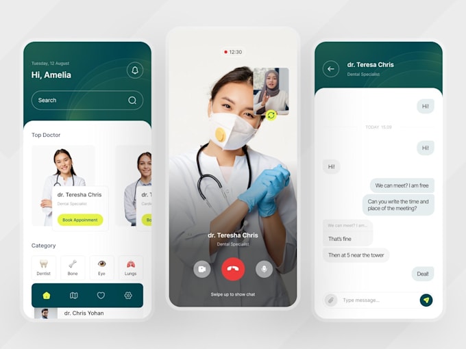 Build doctor app, hipaa compliance, telemedicine app, healthcare ...