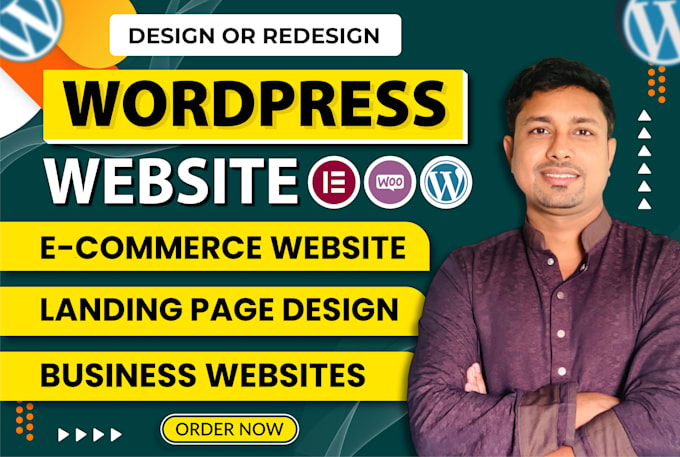 Design responsive wordpress website or landing page with elementor pro by Palash_howlader | Fiverr