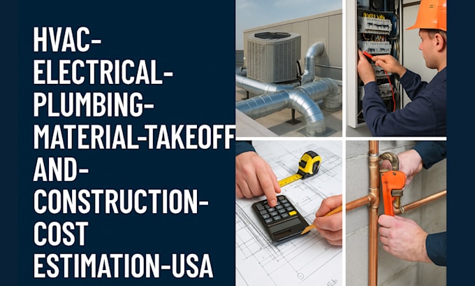 Hvac electrical plumbing material takeoff and construction cost ...
