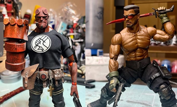 3d print and paint action miniature tabletop custom 3d printed figures ...