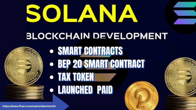 Develop solana smart contract with anchor framework by Alexmorinh | Fiverr