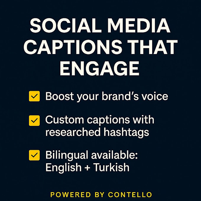 Write social media captions for your post by Emrecladx12 | Fiverr