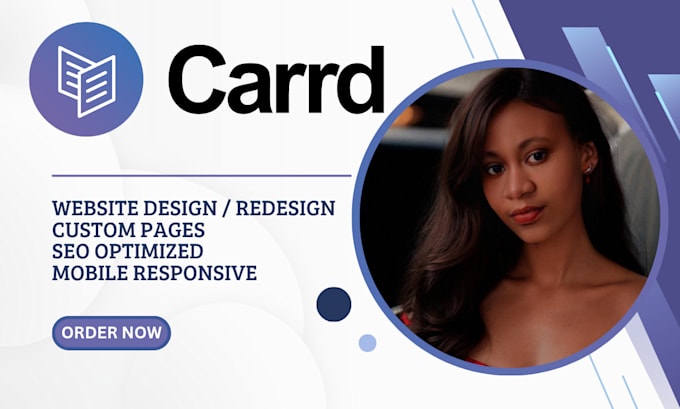 Build and design a responsive carrd website by Rosysittes | Fiverr