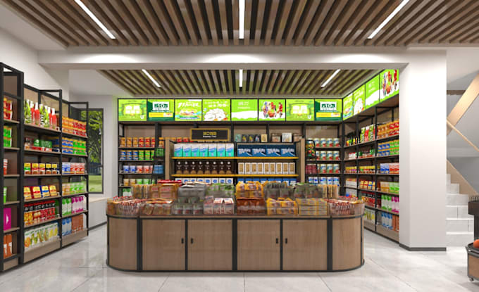 Renovate 3d superstore,cgi mart design,3d walgreen,shopping mall ...