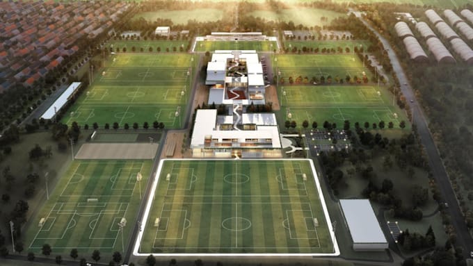 Do 3d cgi football stadium, fustal court, flag football field ...