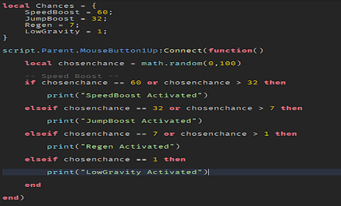 Create a roblox game with custom scripts by Zelena_robin | Fiverr