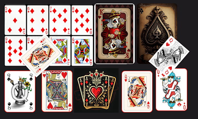 Custom playing card design card game design card illustration card game ...