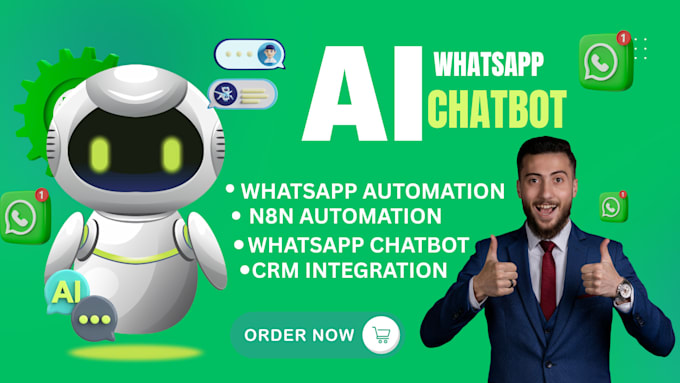 Build automated whatsapp chatbot, whatsapp business api, api ...