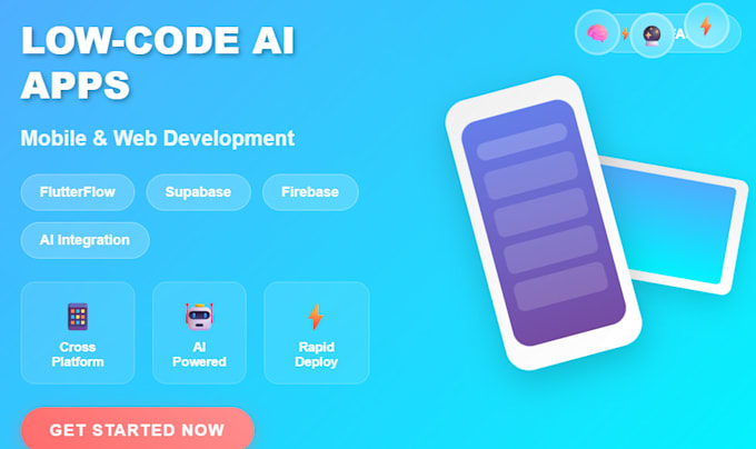 Low code no code ai mobile and web apps with flutterflow supabase firebase by Isaiahonipede5 ...