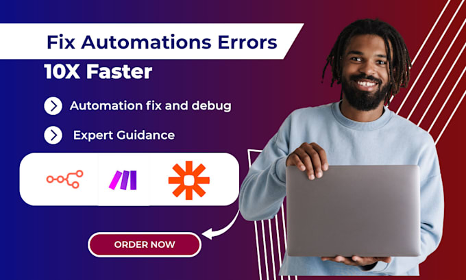 Fix and debug your n8n automation or make com workflow issues by Sams_001 | Fiverr
