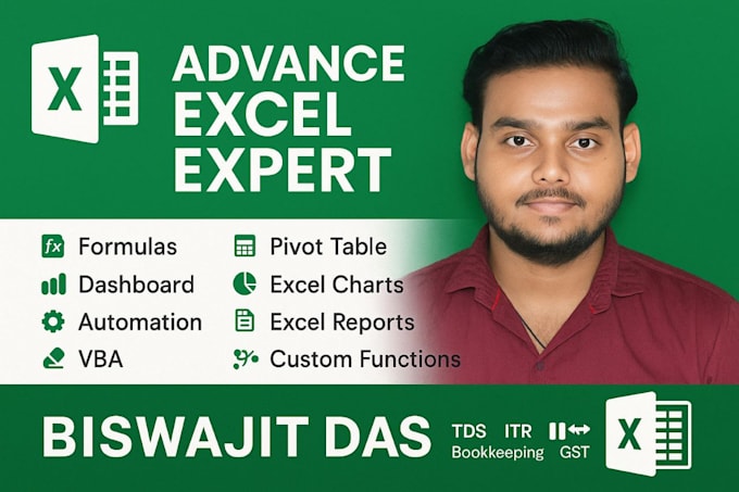 Do excel data entry, cleaning, formatting, and automation by Biswajitdas889 | Fiverr