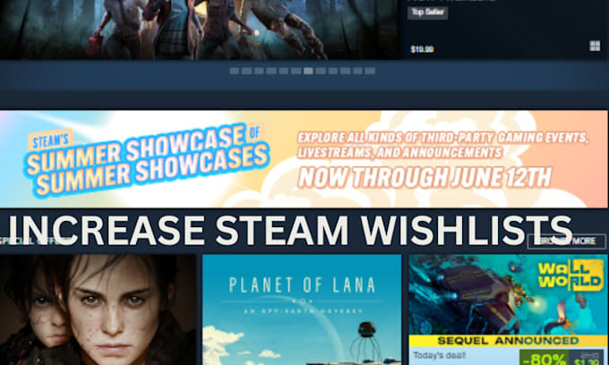 Raise your steam game wishlist for steam game marketing, steam game ...