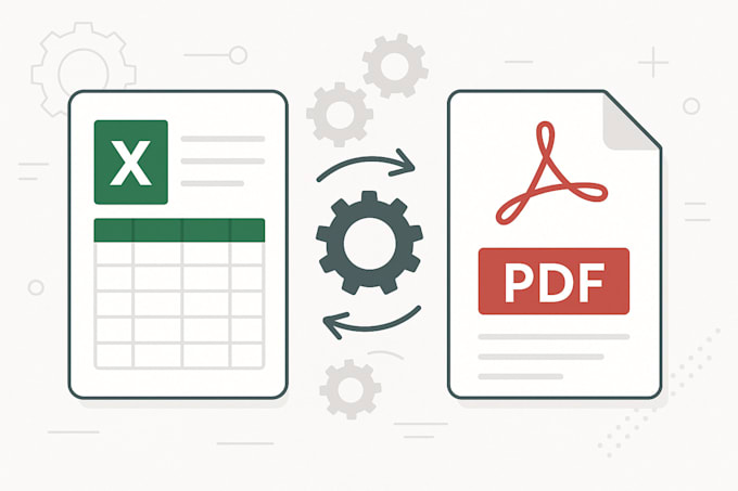 Automate excel and pdf workflows using uipath rpa by Kath1998 | Fiverr