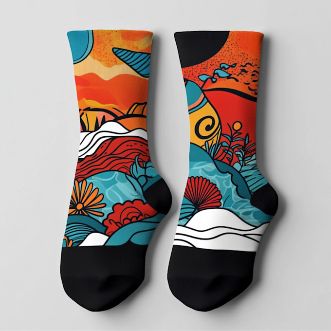 Create an unique socks design for your brand by Kylojefferson | Fiverr