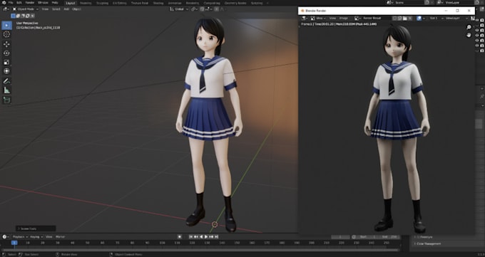 Edit, create vrchat avatar, furry nsfw, vroid, warudo, vrm, mmd, elf model, vsf by Rafi_nn | Fiverr