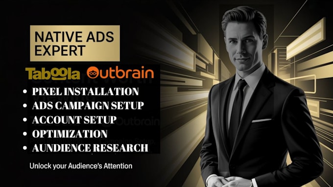Set up marketing campaign taboola outbrain native ads advertorial landing page by Marc_athony ...