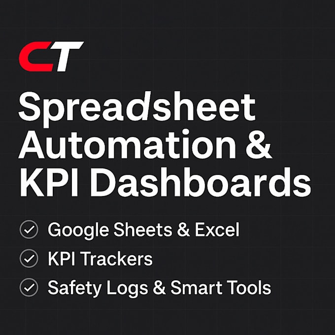 Create automated google sheets with kpi tracking dashboards by ...