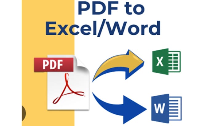 Convert pdf to make editable word excel powerpoint by Hammad_ch78 | Fiverr