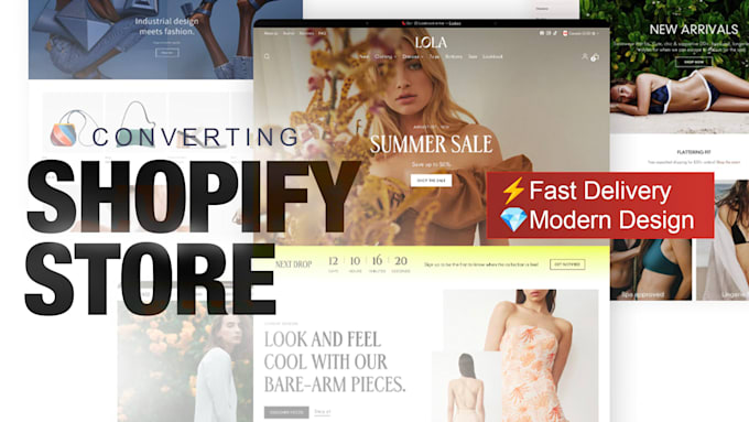 Design a converting shopify homepage and product page for you by Mauricejanen | Fiverr
