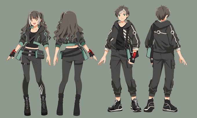 Comic character reference character sheet nsfw anime character ...