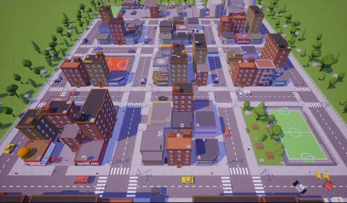 Realistic low poly roblox map simulator map roblox game map terrain map ...