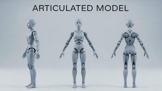 Model custom 3d bjd articulated doll models and stl file for 3d ...
