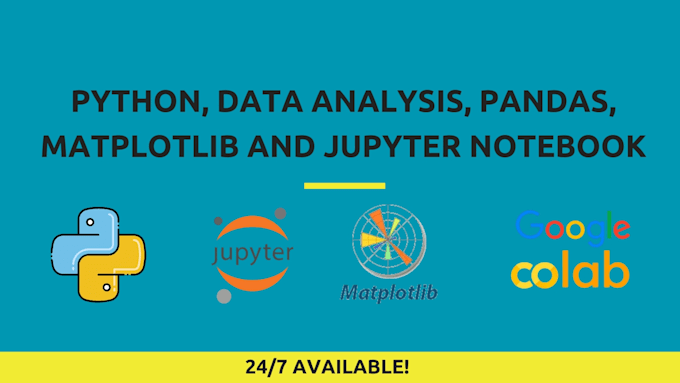 Help you with data analysis, python, matplotlib, pandas, keras, jupyter notebook by ...