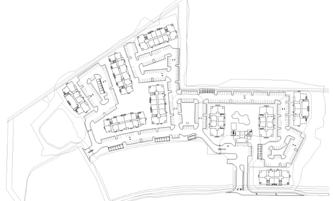 Do urban planning plot plan site and subdivision plan and layout by ...
