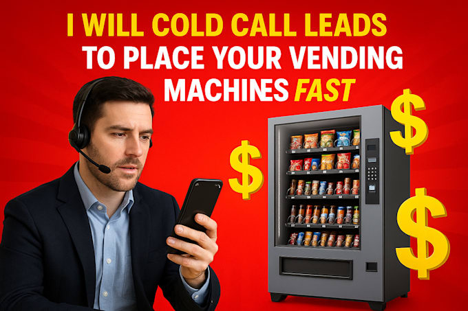 Cold calling vending machine, vending machine locator, cold caller by ...