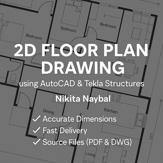 Create professional 2d autocad drawings by Nikita_civil | Fiverr