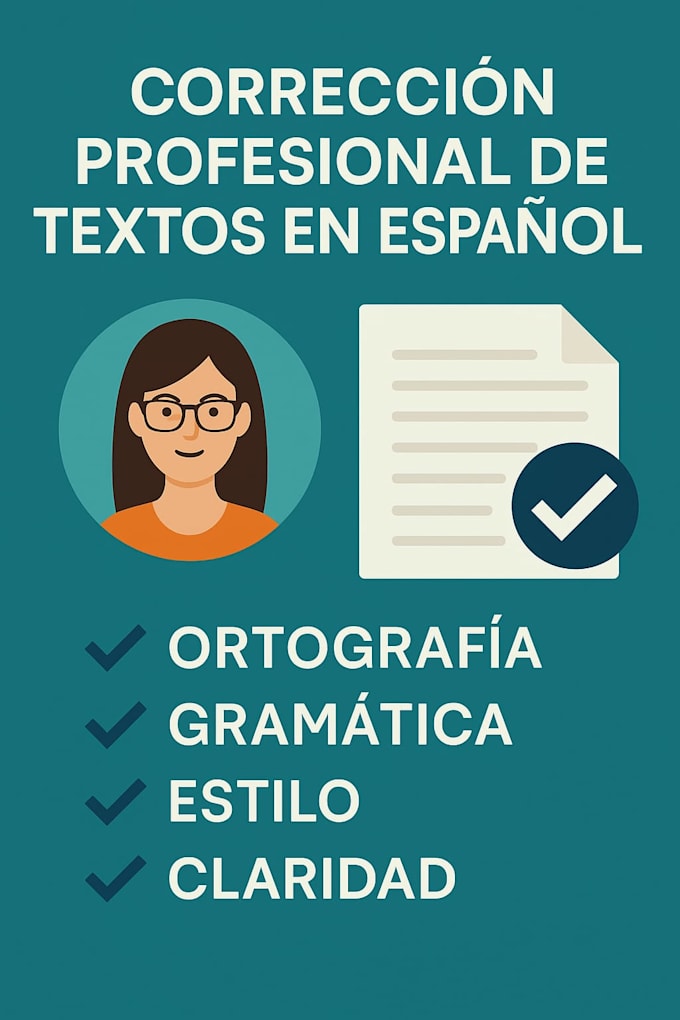 Voy a corregir y editar textos a español by Alangarcia374 | Fiverr