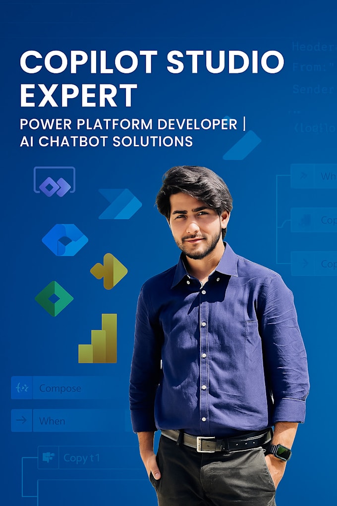 Develop and integrate copilot studio ai chatbot by Syedarsam71 | Fiverr