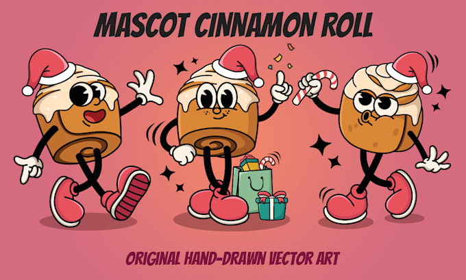 Draw your cinnamon roll as a cartoon superstar by Allmostudio | Fiverr