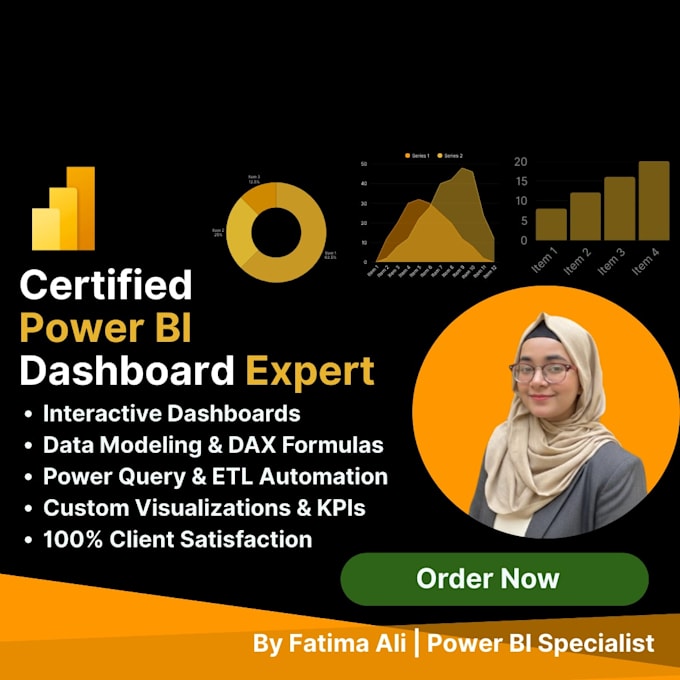 Create interactive power bi dashboards, reports, and dax measures by ...