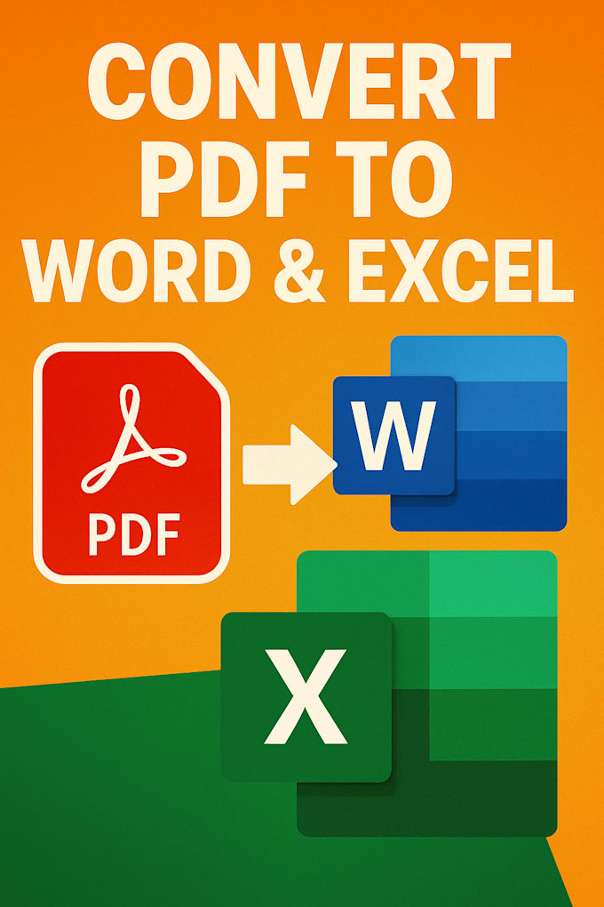 Convert pdf to word, excel, sheets with python accuracy by Ai_email_master | Fiverr