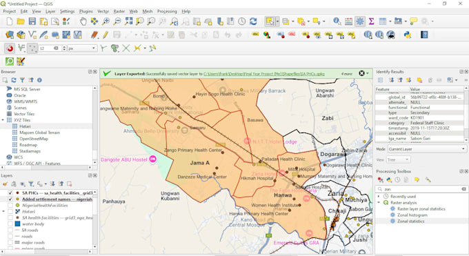Create professional gis maps and spatial analysis using arcgis pro and qgis by Franklintobe | Fiverr