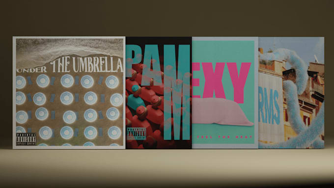 Create custom 3d album cover art with blender and procreate by Marco ...