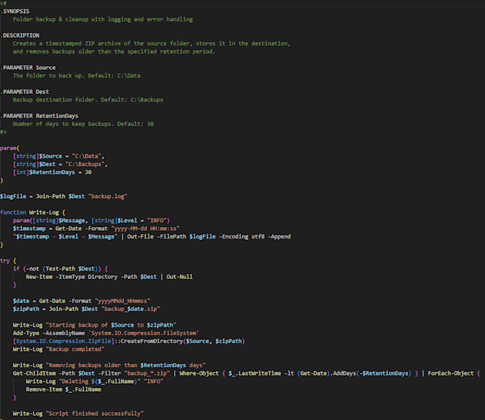 Automate a task with a python, powershell or bash script by Madebymichi | Fiverr