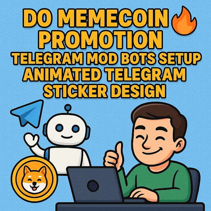 Do memecoin promotion telegram mod bots setup animated telegram ...