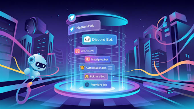 Develop telegram bot, discord bot, pokemon bot, popmart bot, and automation bot by Sammytech3 ...