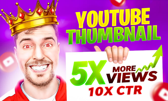 Create amazing clickbait youtube thumbnail design in 2 hours by ...