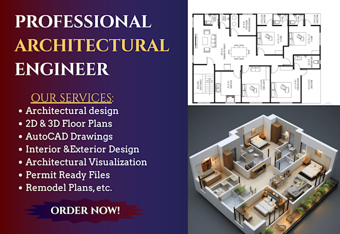 Draw floor plan architectural stamp engineering structural mep house plan