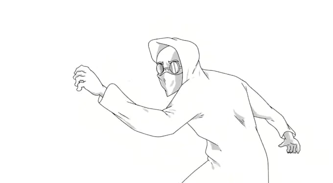 Do 2d traditional animation, frame by frame animation, hand drawn , 2d ...